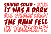 Shiver, a Font by Comicraft Fonts