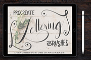 Procreate Lettering Brushes, a Brush Add-On by Zach Terrell Design