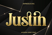 Justin Fonts, a Serif Font by Fox7 By Rattana | Creative Market