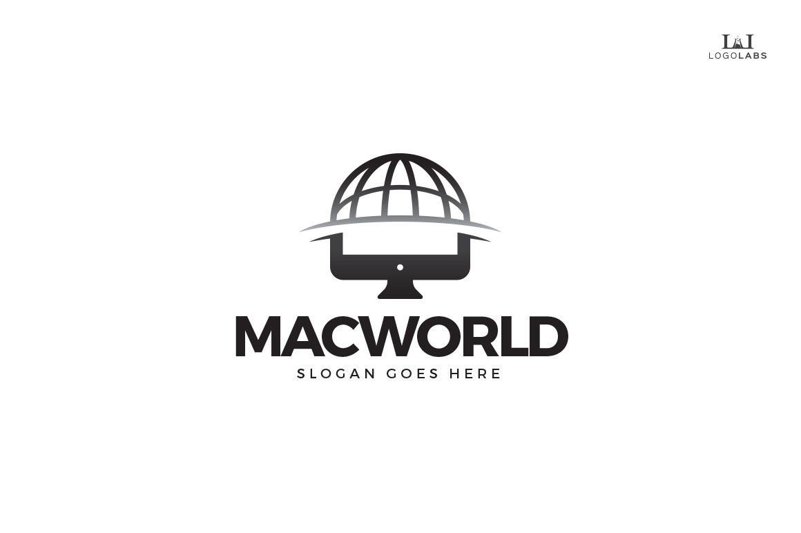 Mac World Logo | Branding & Logo Templates ~ Creative Market