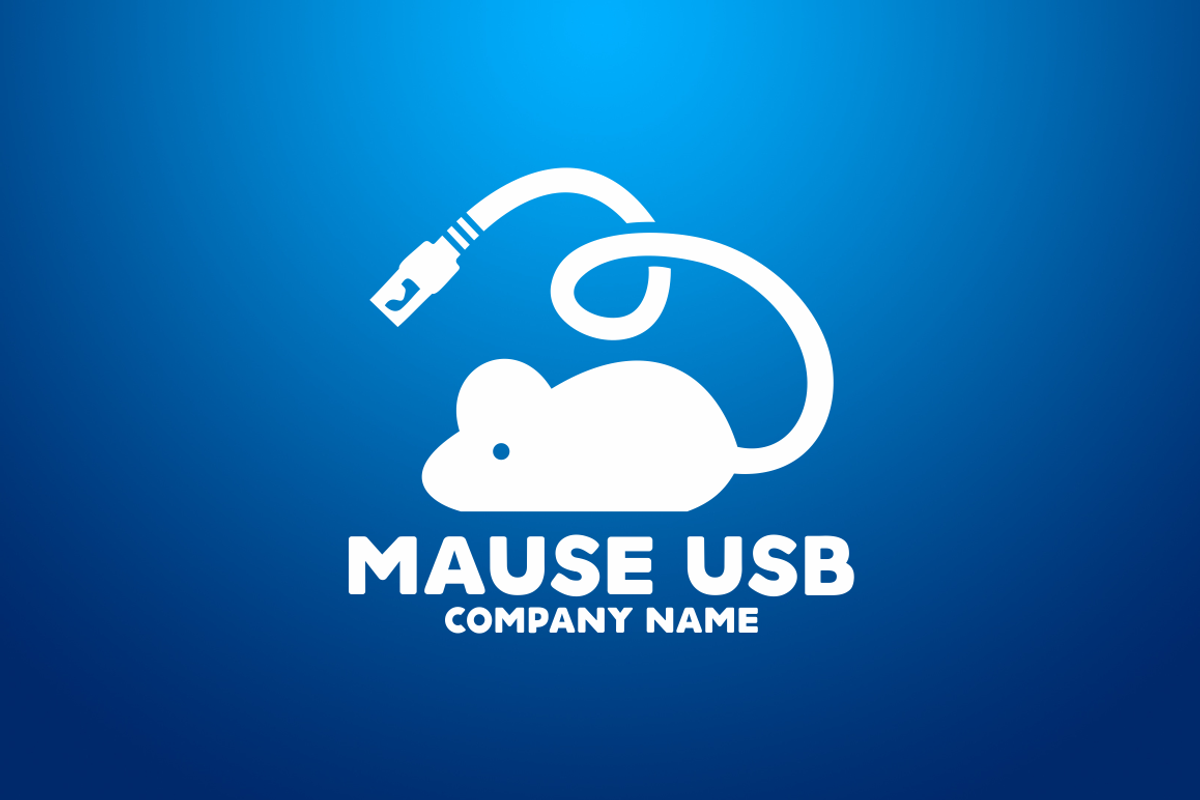 USB Mouse Logo, a Branding & Logo Template by Brandlogo