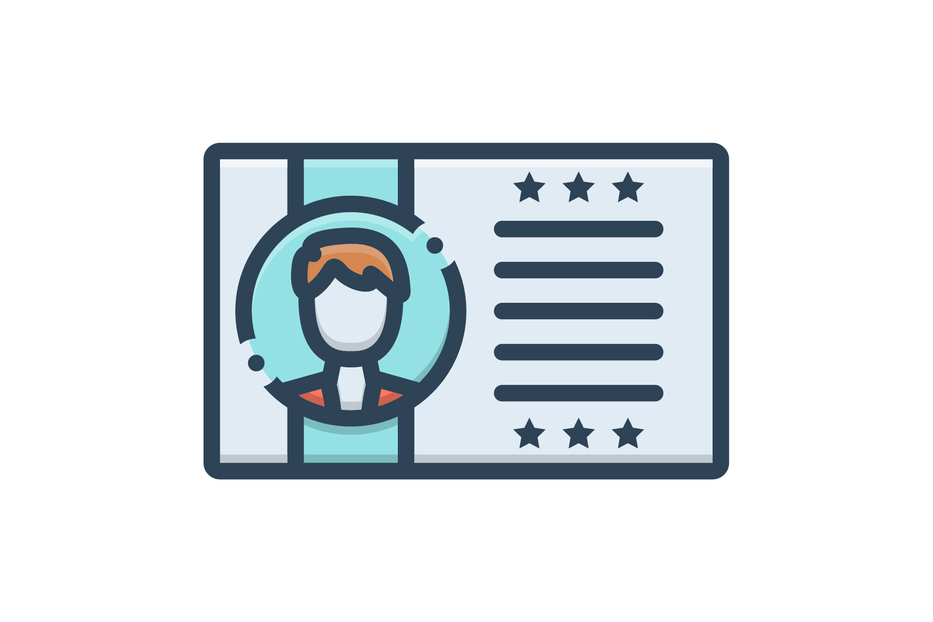 Customer profile icon, an Icon by Creative priyanka | Creative Market