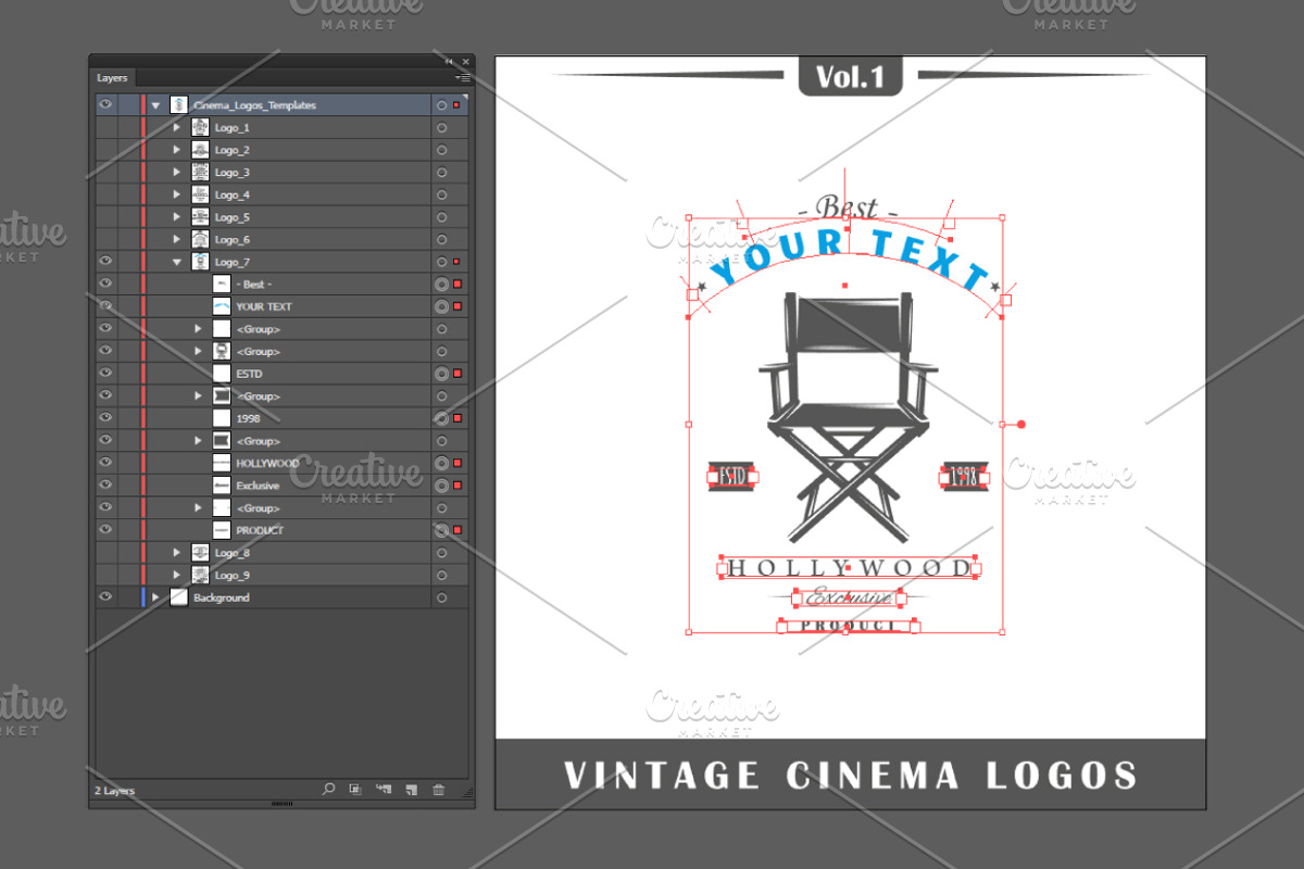 18 Cinema Logos Templates, a Branding & Logo Template by Art Design