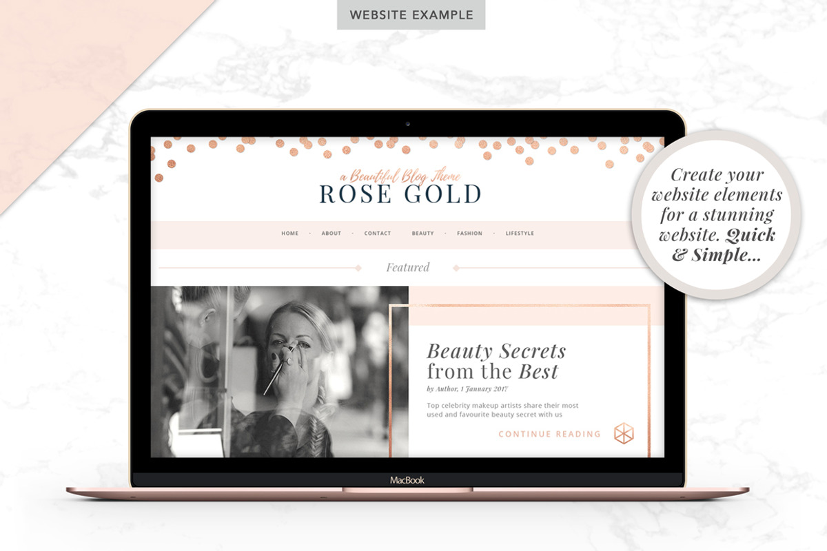 Blog Element Generator, a Templates & Theme by Marigold Studios ...
