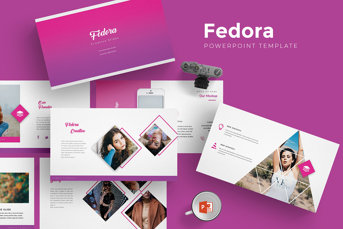 Fedora - Powerpoint Template, a Presentation Template by AQR Studio | Creative Market