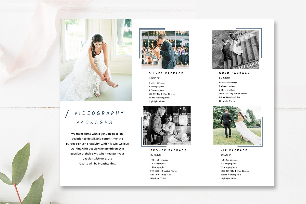 Videography Brochure Template