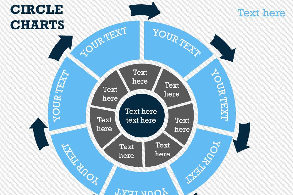 Circle Chart 1 PowerPoint Template, a Presentation Template by Yes ...