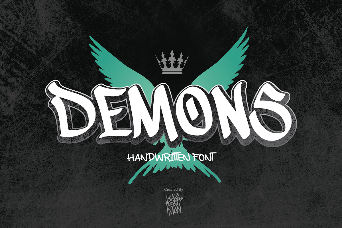 Demons Font, a Blackletter Font by BBtypeStudios