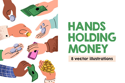 Female Hands Counting Cash Money | Finance Illustrations ~ Creative Market