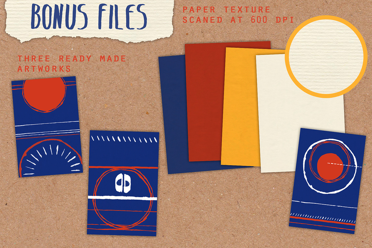 Handrawn PS & AI brushes & patterns, a Brush Add-On by Penelo Design