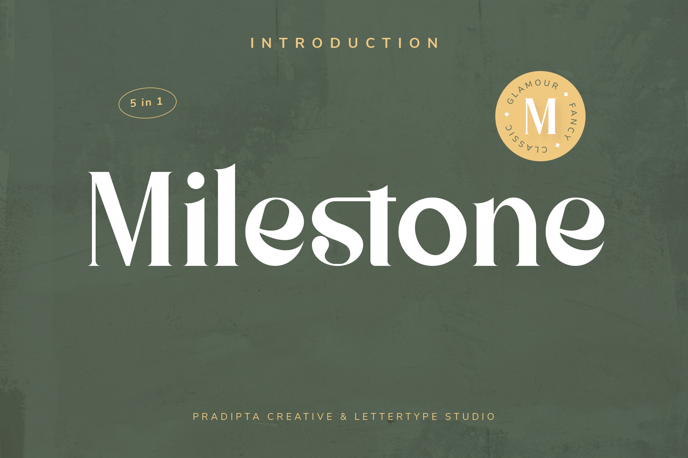 Milestone Modern Classic Font, a Serif Font by Lettertype Studio