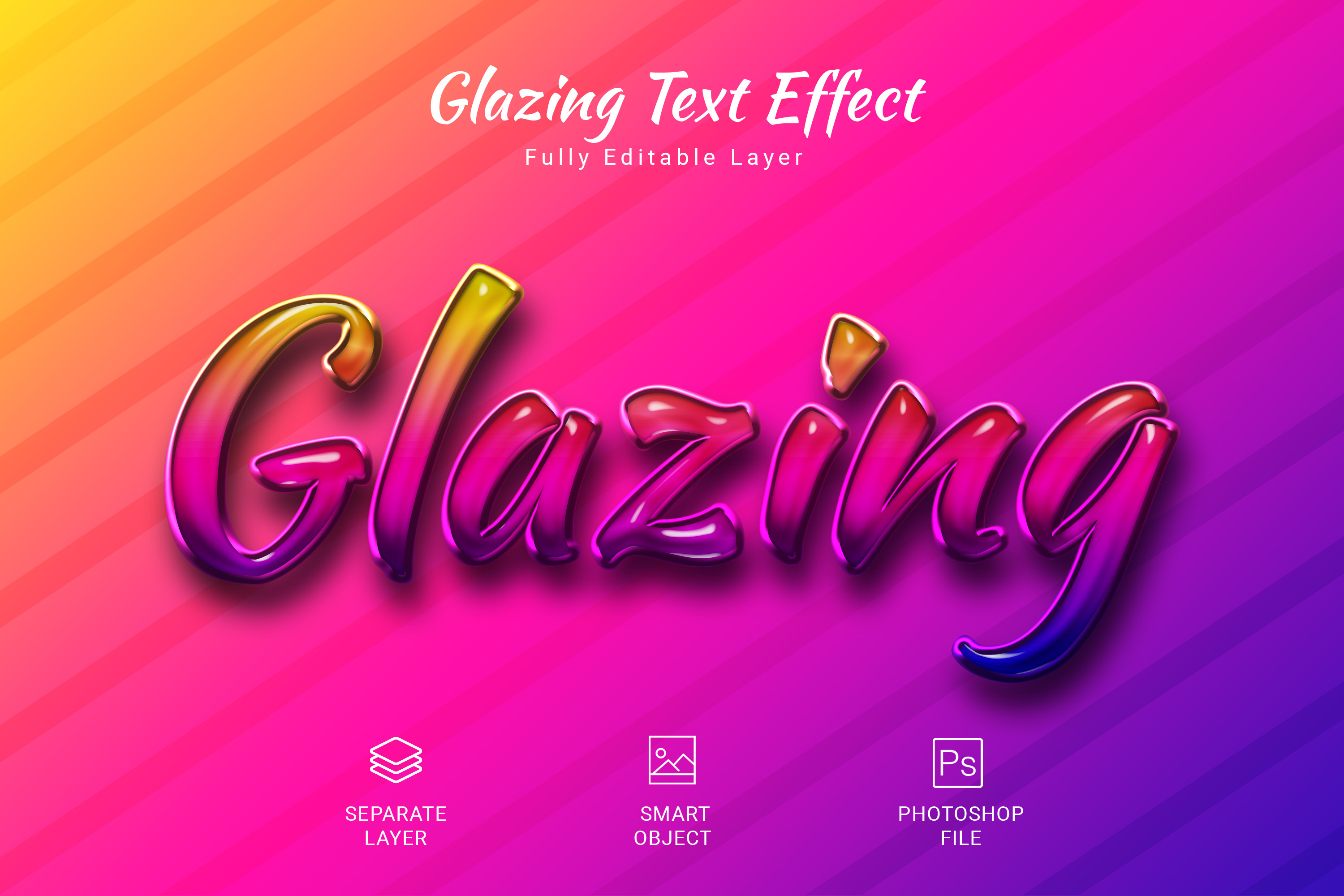 Glazing Psd Text Style Effect, a Layer Style Add-On by zahidhossainalif
