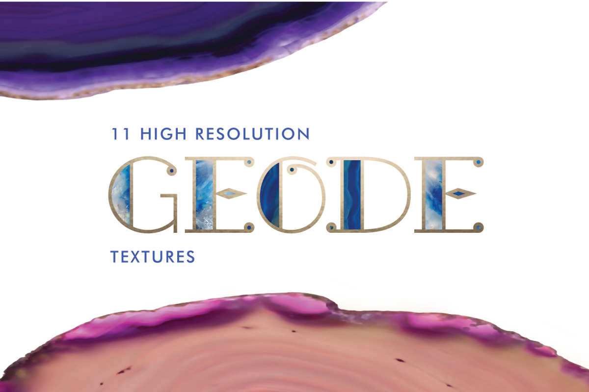 High Resolution Geode Textures Pack, a Texture Graphic by Liz Conley Design