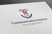 Communicative Nation Logo, a Branding & Logo Template by BdThemes