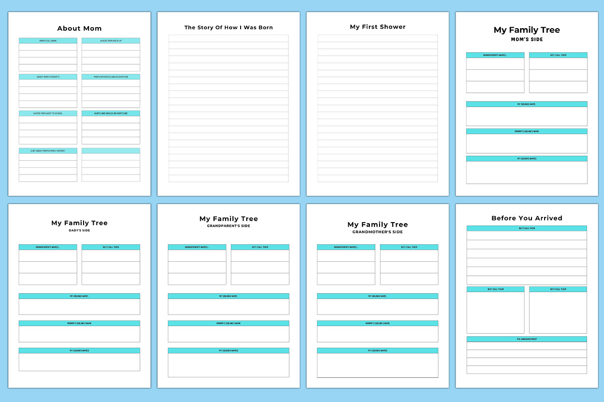 Newborn Planner Canva Template