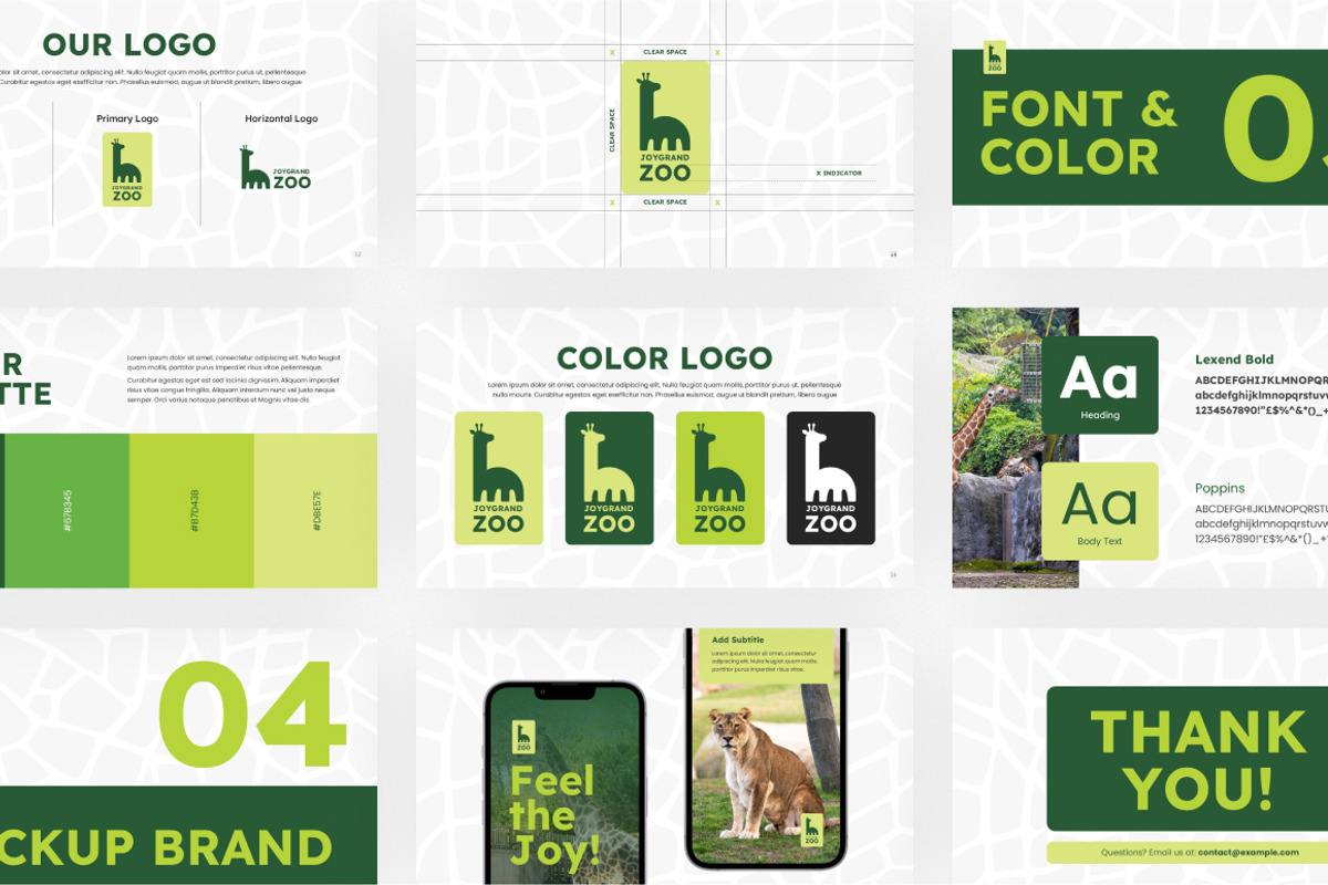 Graphic Guideline Google Slides