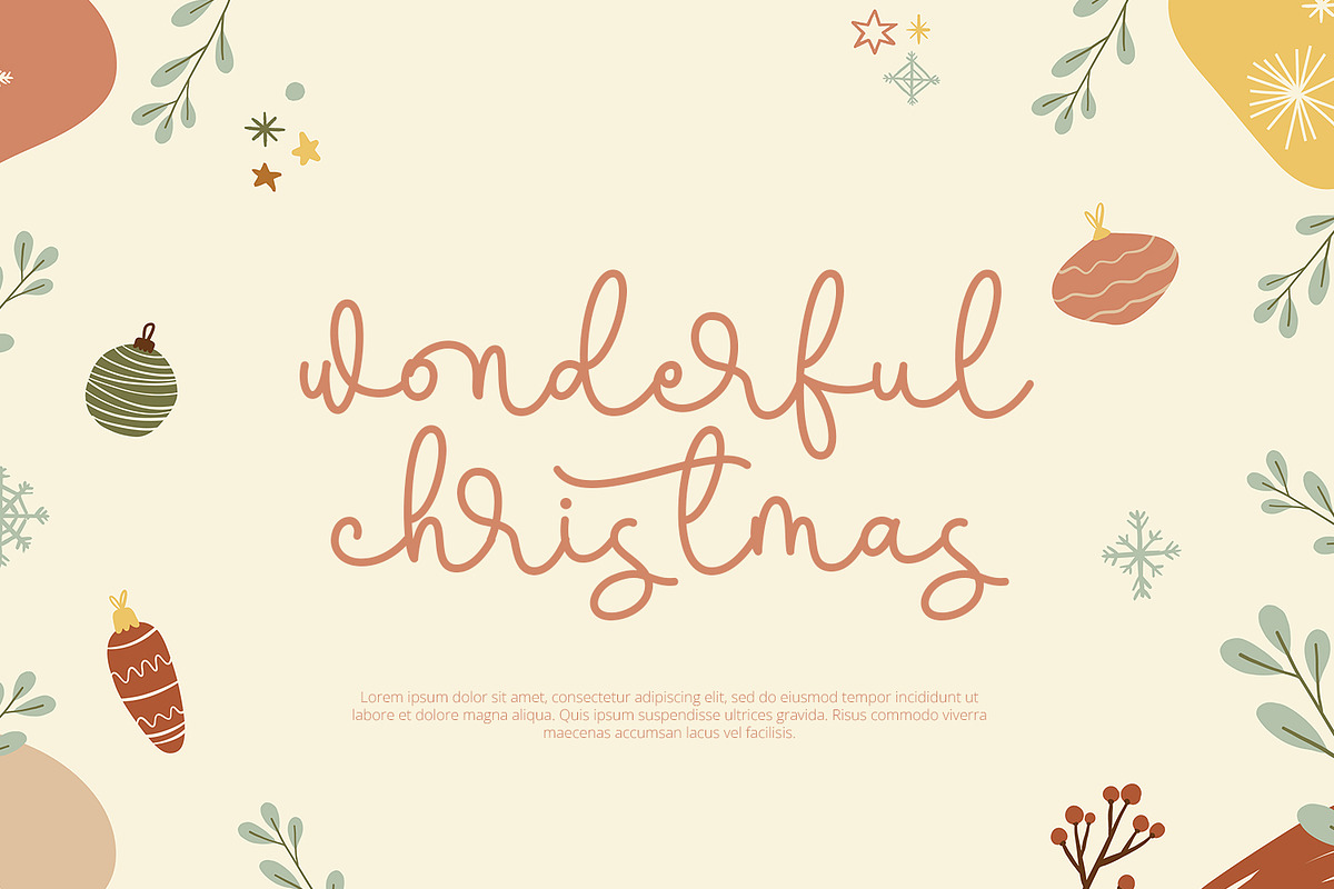 Yuletide - Handwritten Font