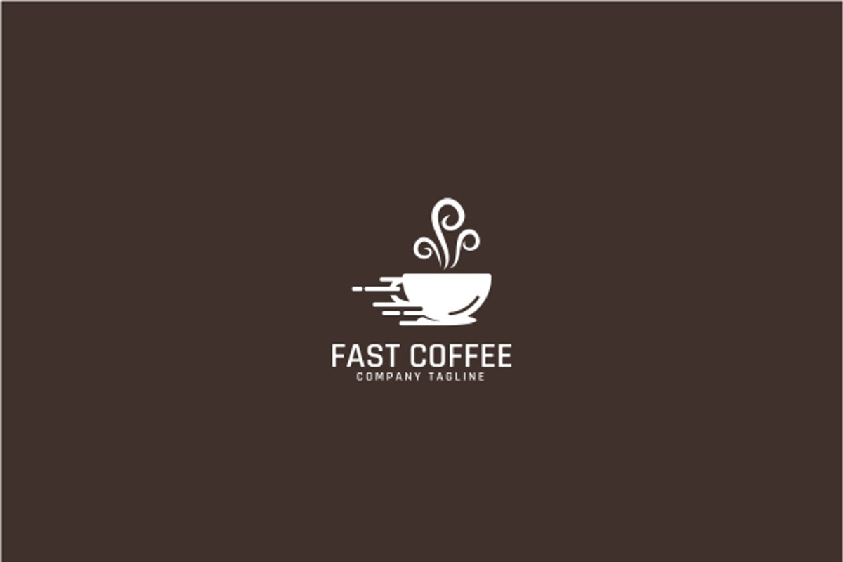 Fast Coffee Service Logo Template, a Branding & Logo Template by ...