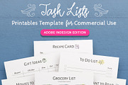 Various List Printables Template, a Templates & Theme by Janice Designs