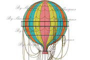 Old Air Balloon, an Object Illustration by Sharpner