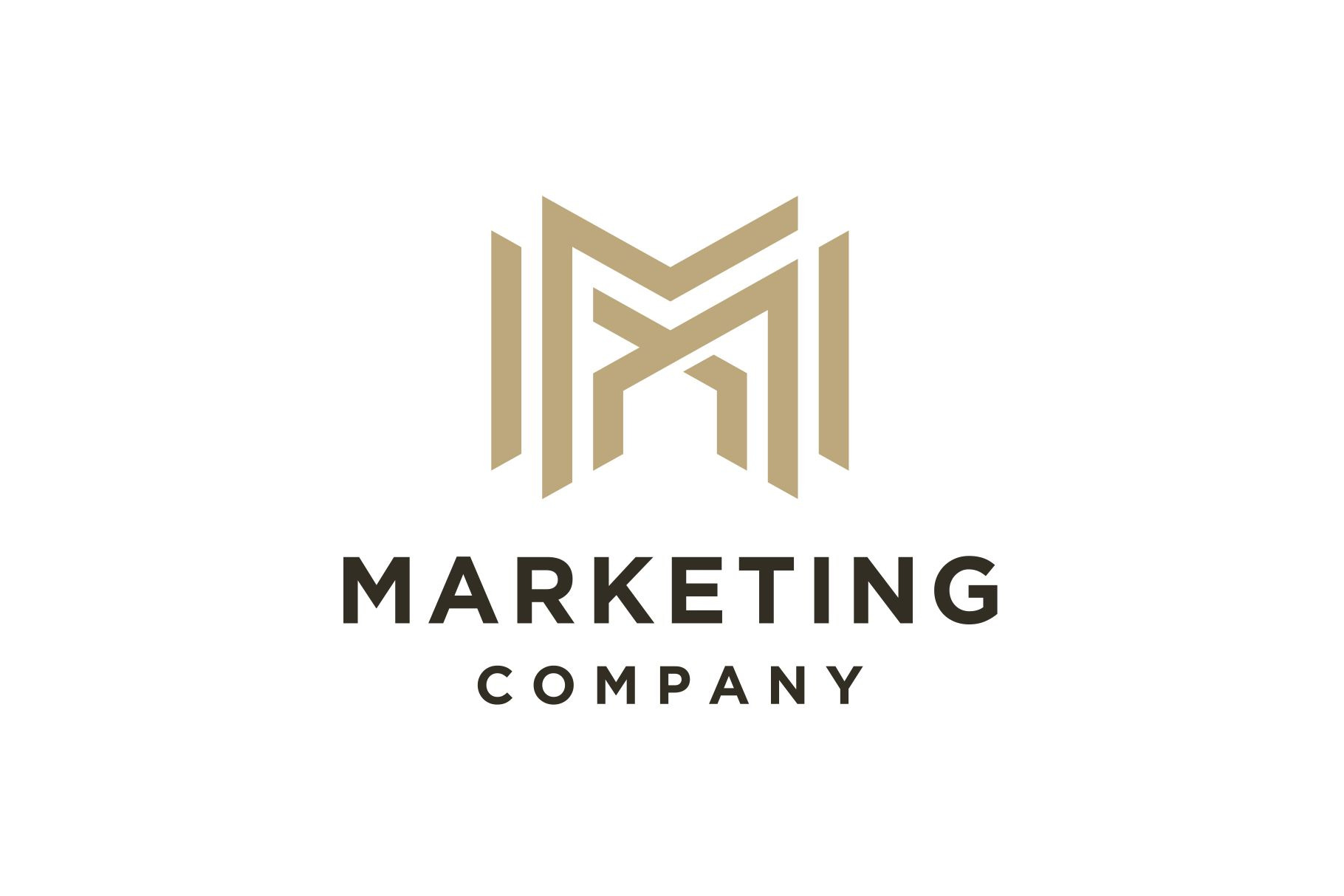 Monogram Letter MM Logo, a Branding & Logo Template by Buqancreative