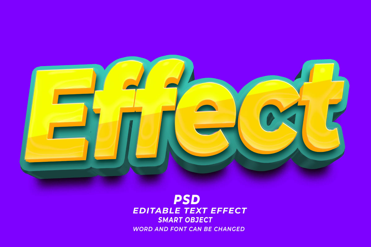 Effect PSD 3d Editable Text Effect, a Layer Style Add-On by TrueVector