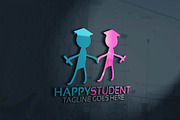 Happy student Logo, a Branding & Logo Template by Josuf Media