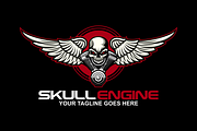 Skull Engine | Branding & Logo Templates ~ Creative Market