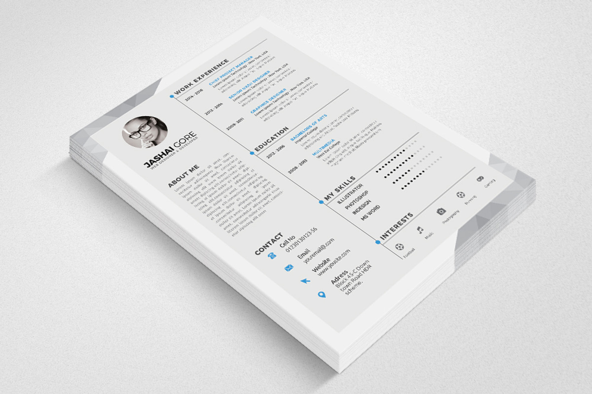 Clean & Professional Word Resumr, a Resume Template by Business Flyers