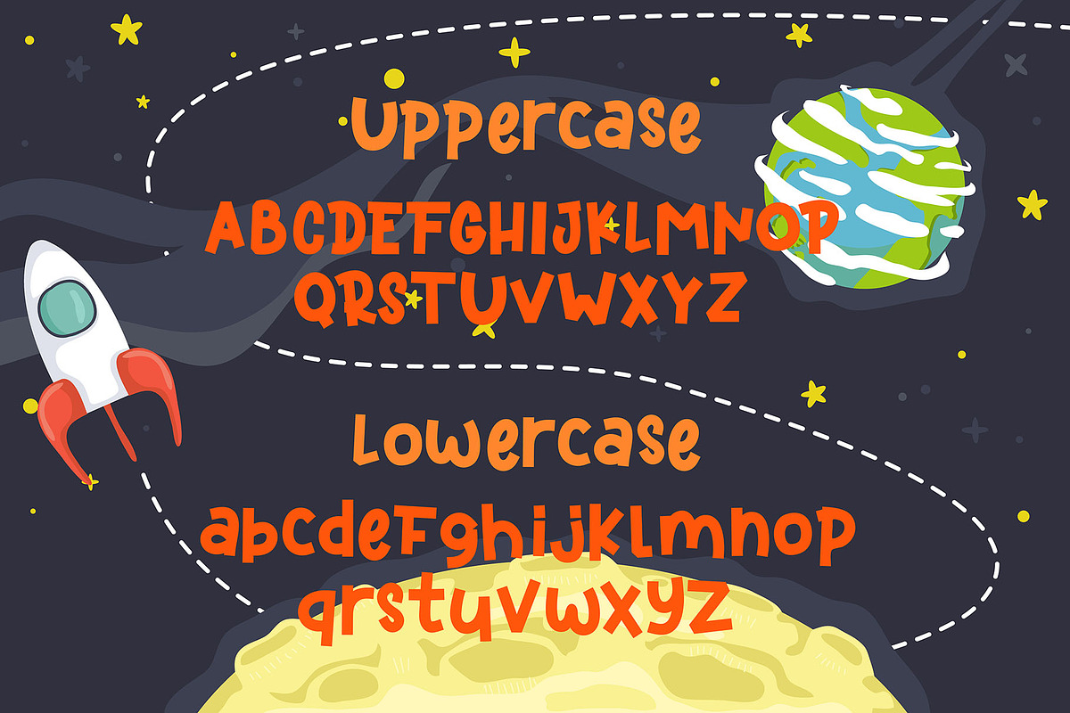 Kidspace - Playful Font, a Font by Monoco Type Foundry | Creative Market