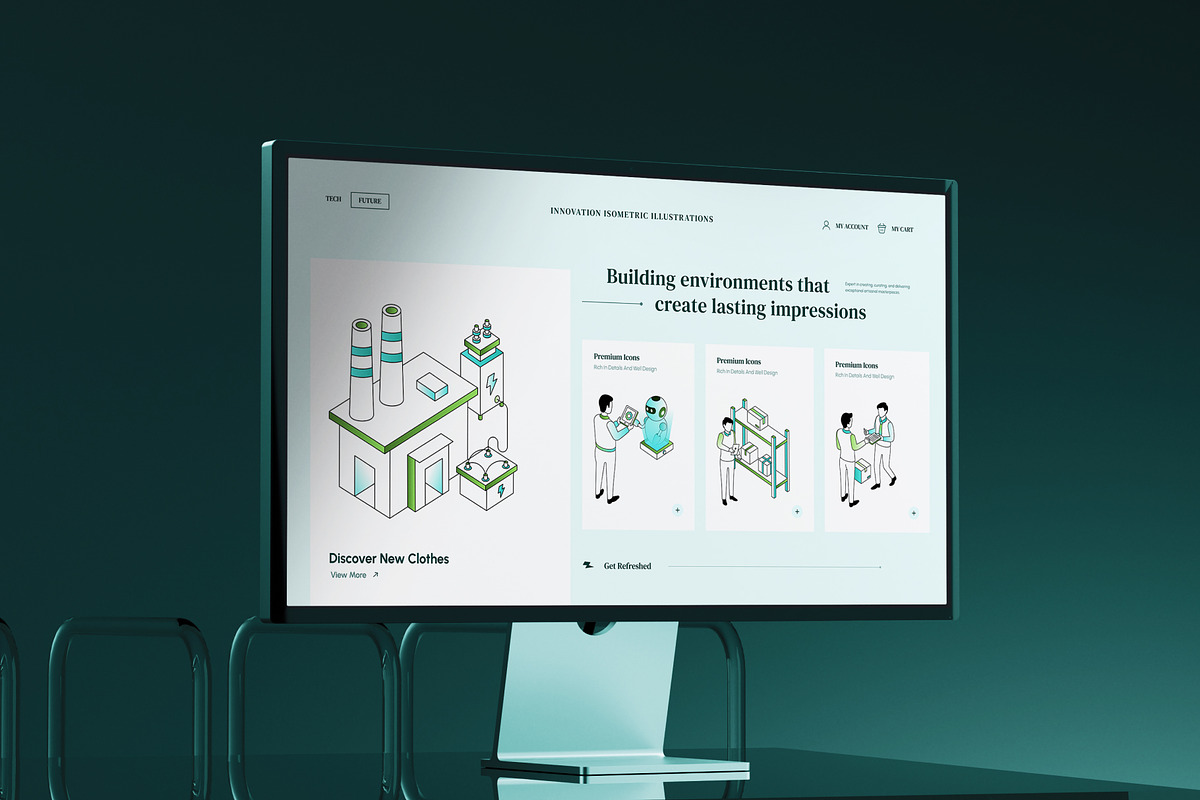 Future Tech and Innovation Isometric