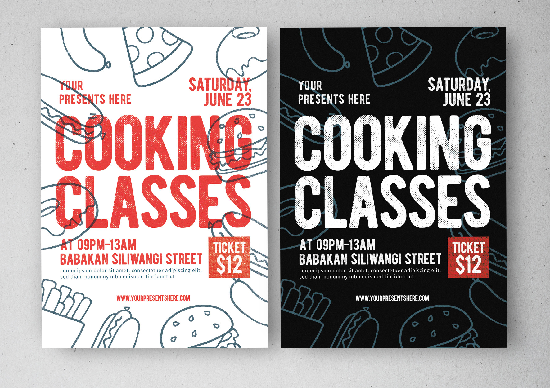 Cooking Class Flyer, a Flyer Template by lilyshop