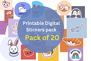 cute stickers pack