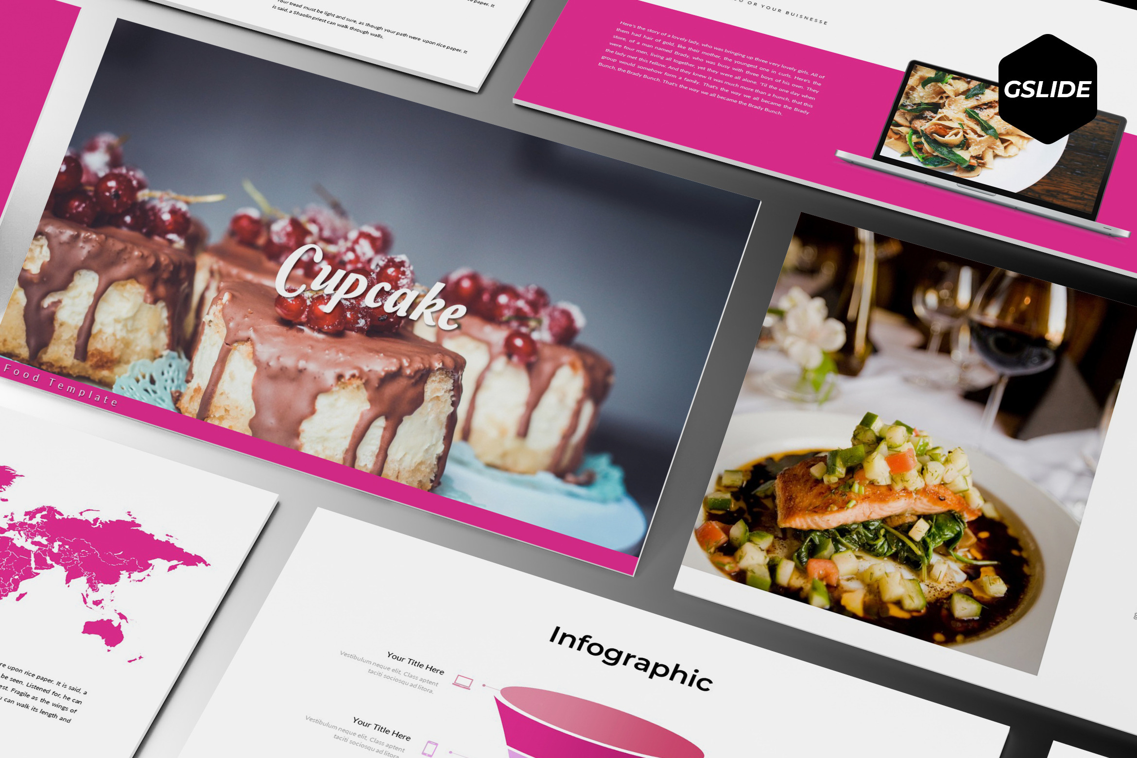 Cupcake - Google Slides Template, a Presentation Template by AQR Studio ...