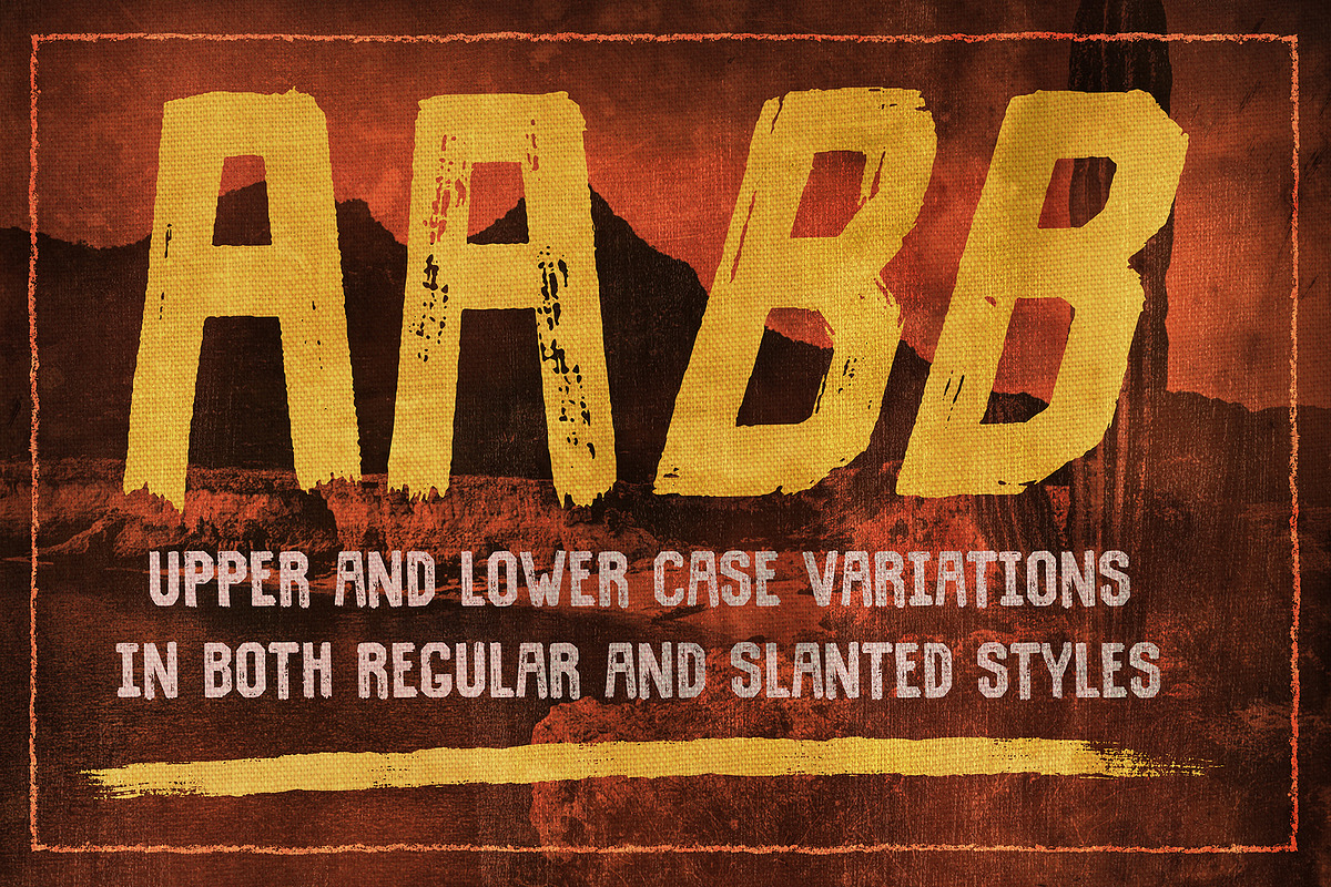 Baja Brush typeface, a Font by Graphic Bandits