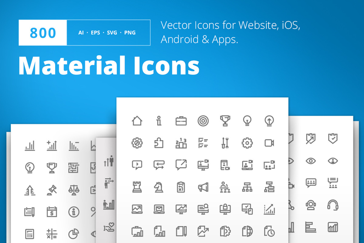 Material Design Icons, a Solid Icon by PureSolution