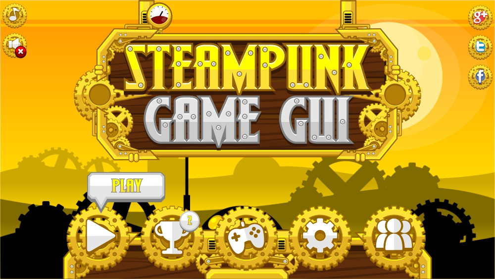 Steampunk Game GUI, a Templates & Theme by pzUH
