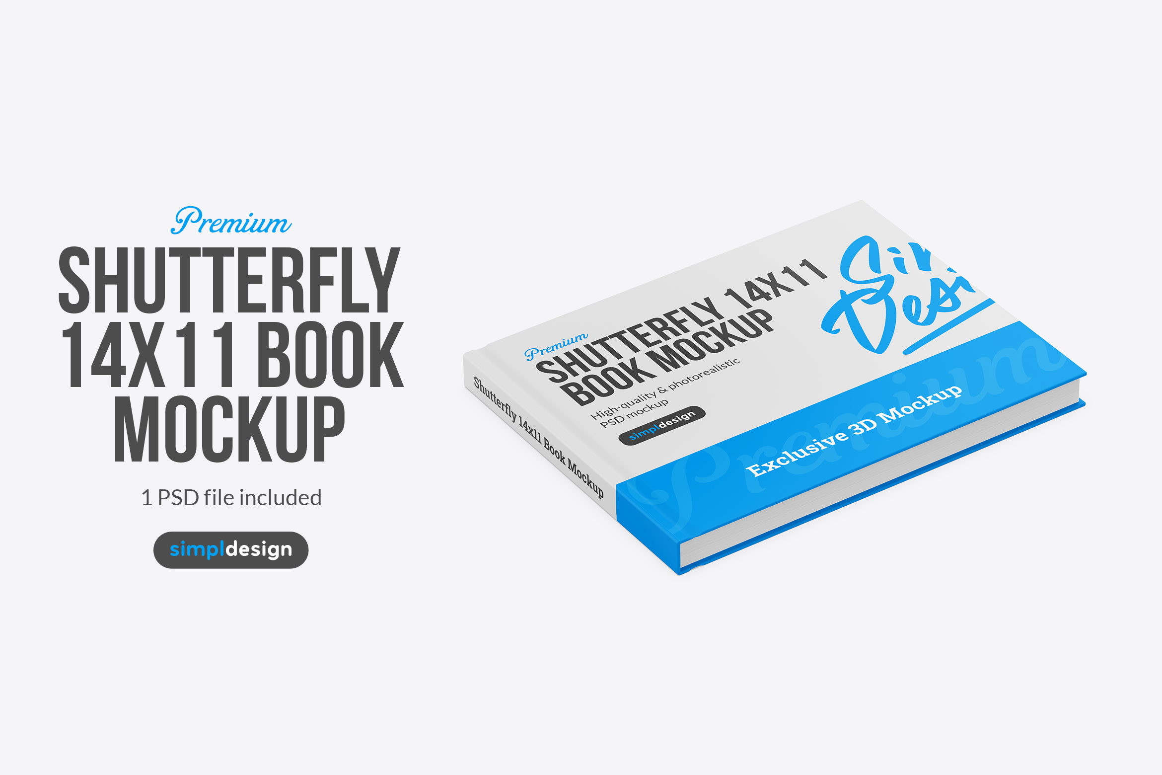 Shutterfly Book Mockup, a Books & Magazine Mockup by SimplDesign