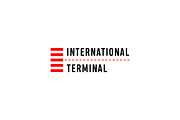 International terminal logo template, a Branding & Logo Template by ...