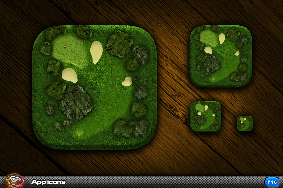 Golf App Icon 3, an Icon by quicky