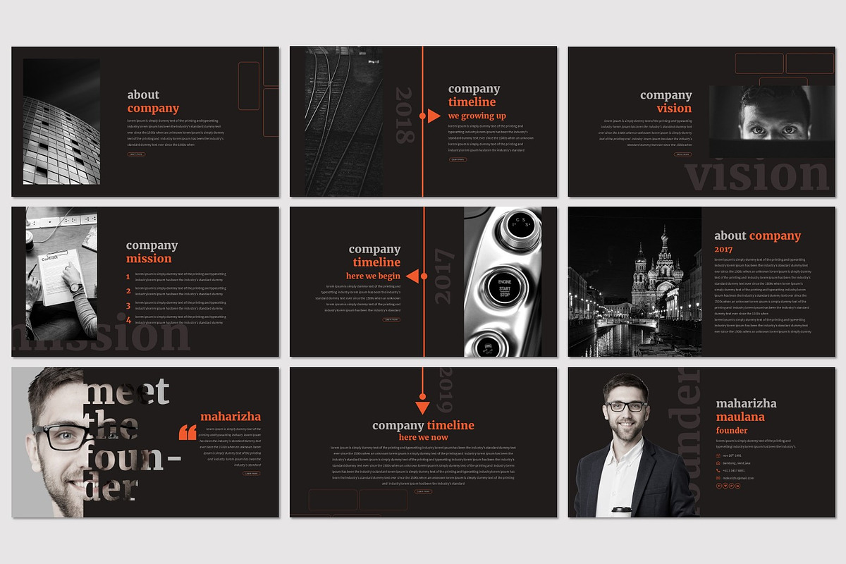 Mauer - Powerpoint Template, a Presentation Template by inspirasign