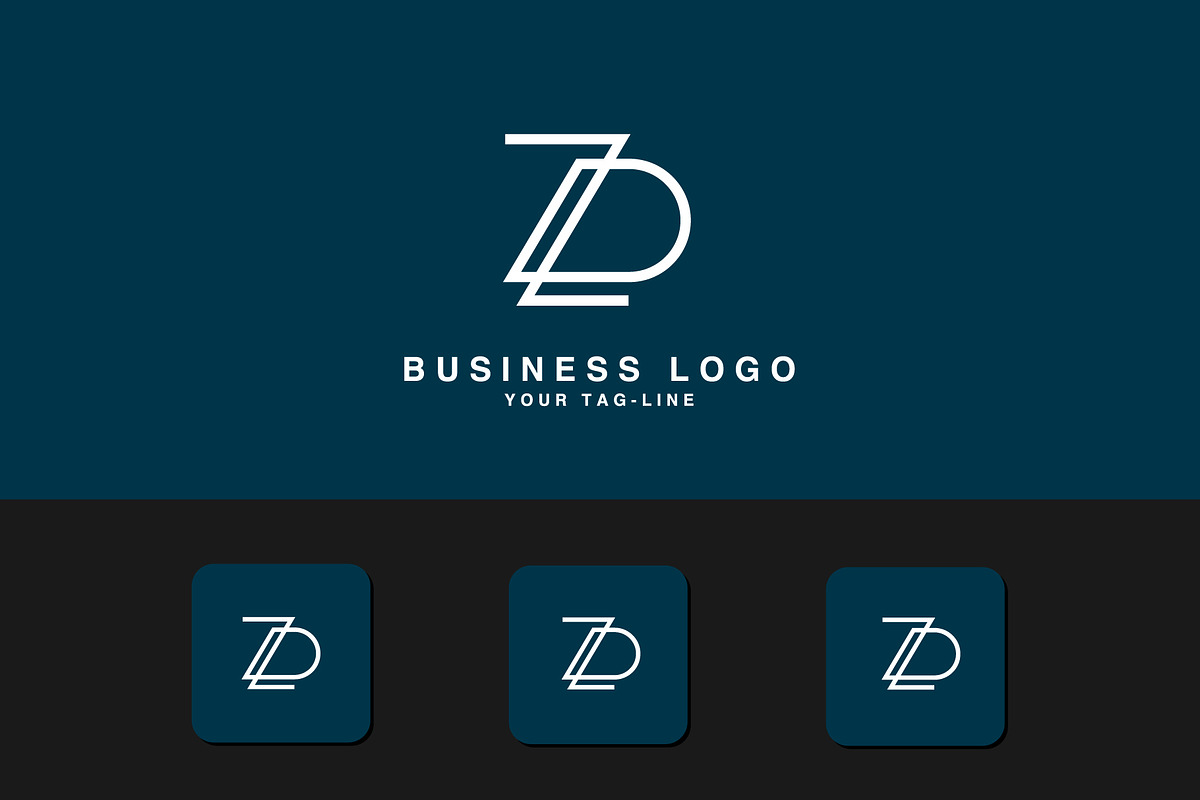 ZD, DZ Abstract logo design, a Branding & Logo Template by art_creater