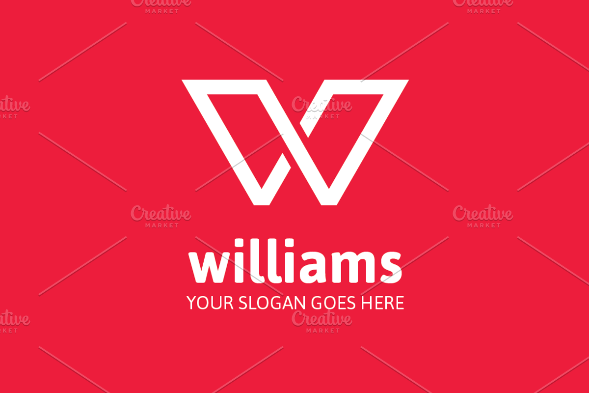Williams Letter W Logo, a Branding & Logo Template by MLJ studios