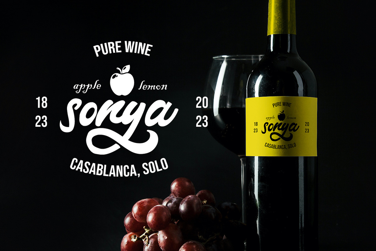 Montages - Retro Bold Script Font, a Script Font by StringLabs