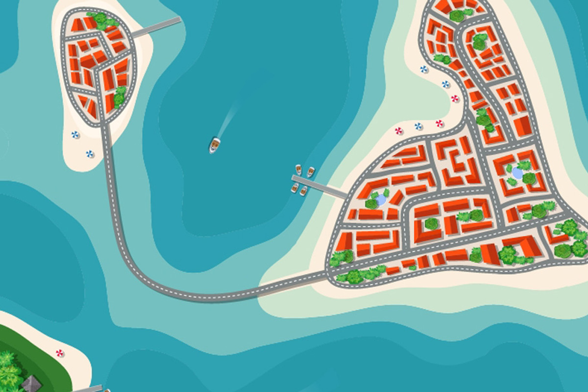 A set of maps top view, a Background Graphic by AlexZeL