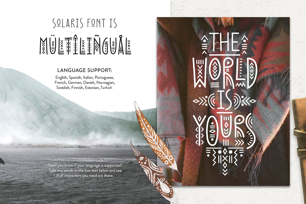 Solaris - Tribal Font Family, a Symbol Font by Struvictory.art