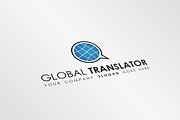 Global Translator Logo Template, a Branding & Logo Template by Pentaclay