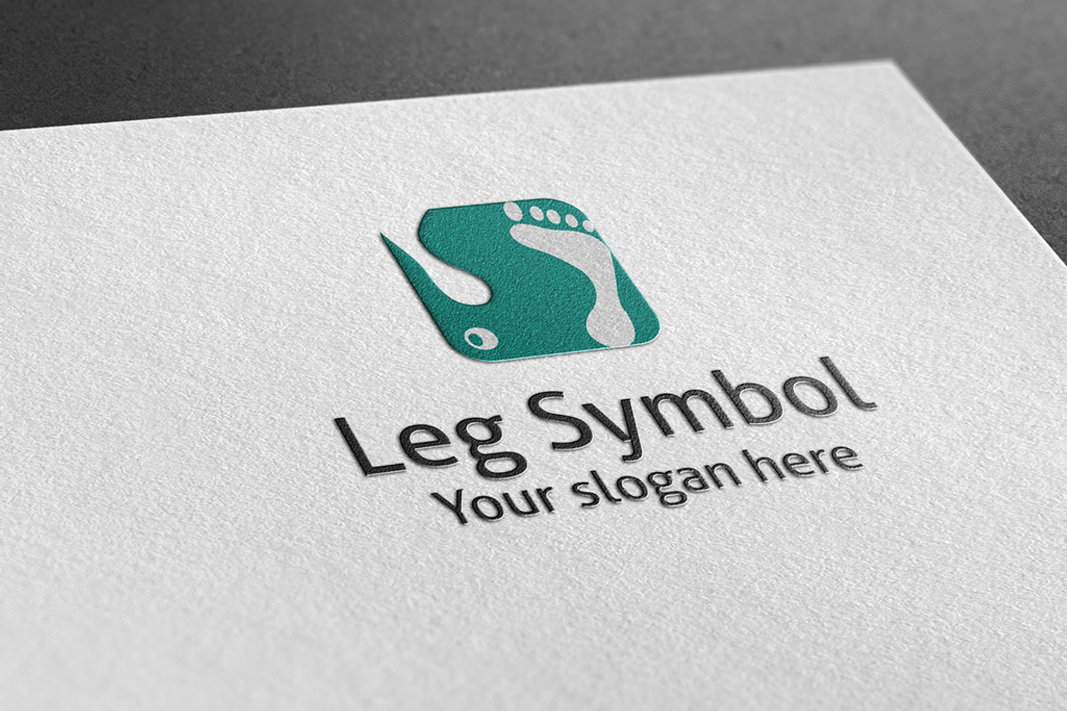 Leg Symbol Logo, a Branding & Logo Template by BdThemes