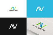 Letter A and V logo design, a Branding & Logo Template by GranzCreative ...