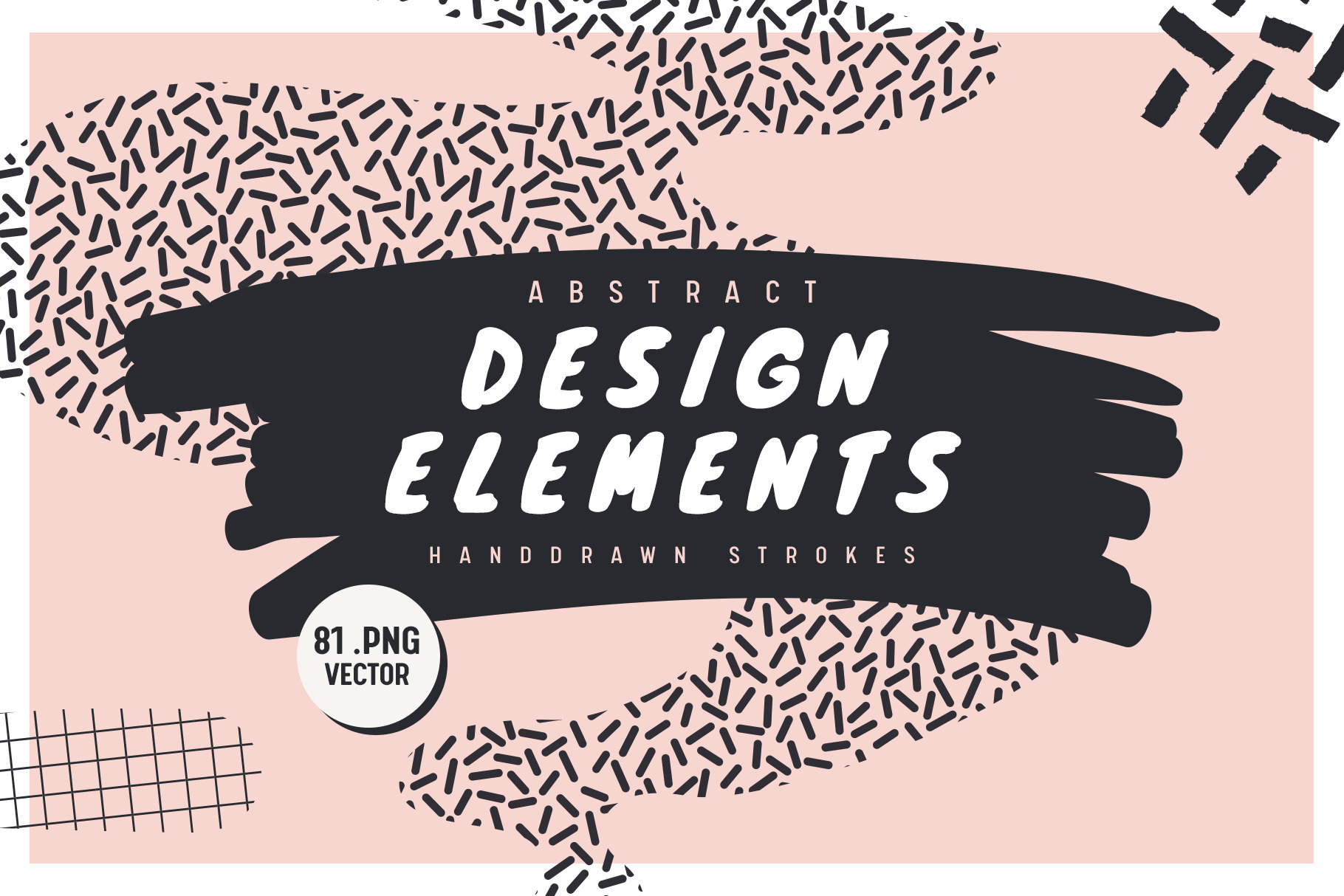 Grunge Design Elements Set 1, a Texture Illustration by Double Bubble